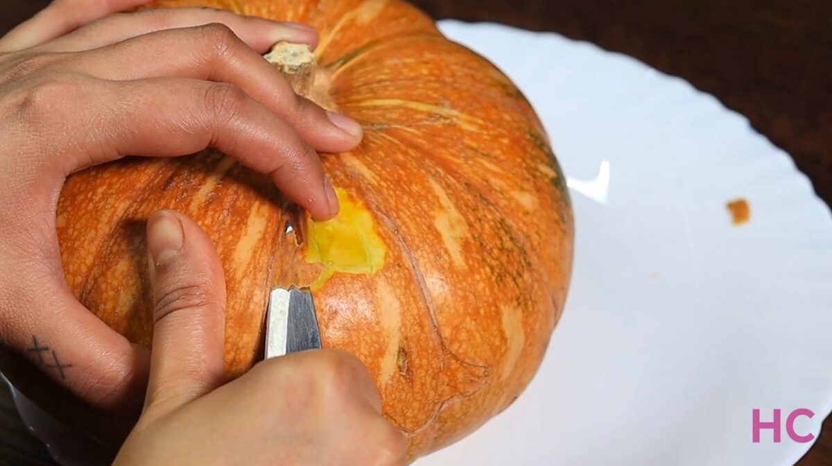 Ghost Pumpkin Carving Tutorial for Halloween Decorations