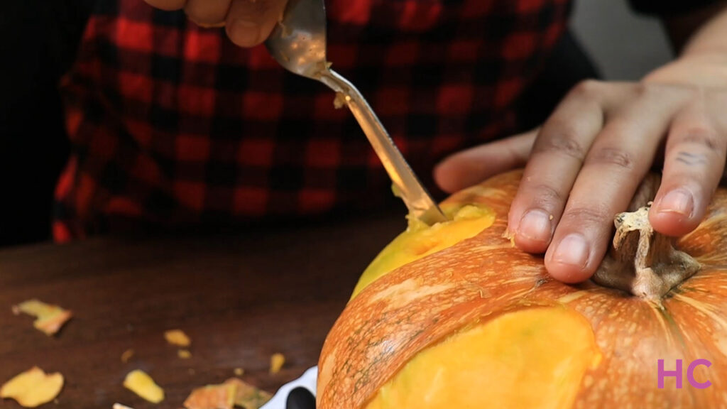 Ghost Pumpkin Carving Tutorial for Halloween Decorations