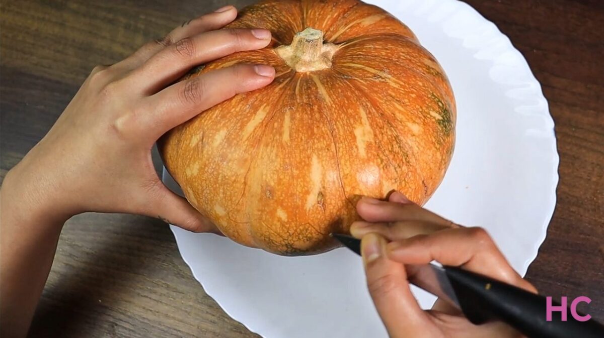 Ghost Pumpkin Carving Tutorial for Halloween Decorations