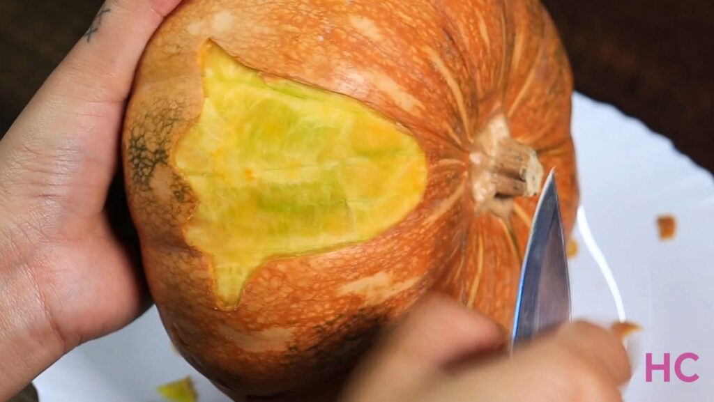 Ghost Pumpkin Carving Tutorial for Halloween Decorations