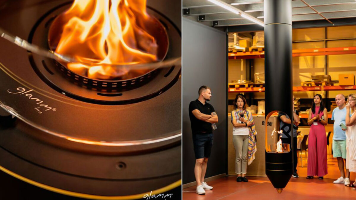 Signature Fireplace is GlammFire's Anniversary Exclusive Piece