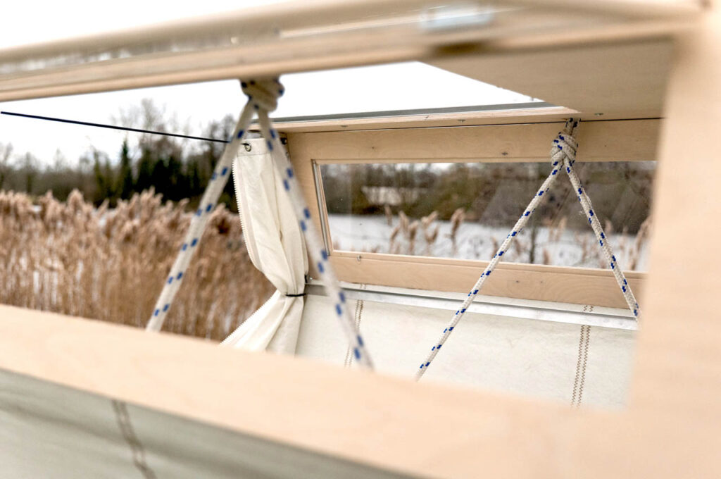 Portable Treehouse Accords Modular Camping Solution to Cyclists