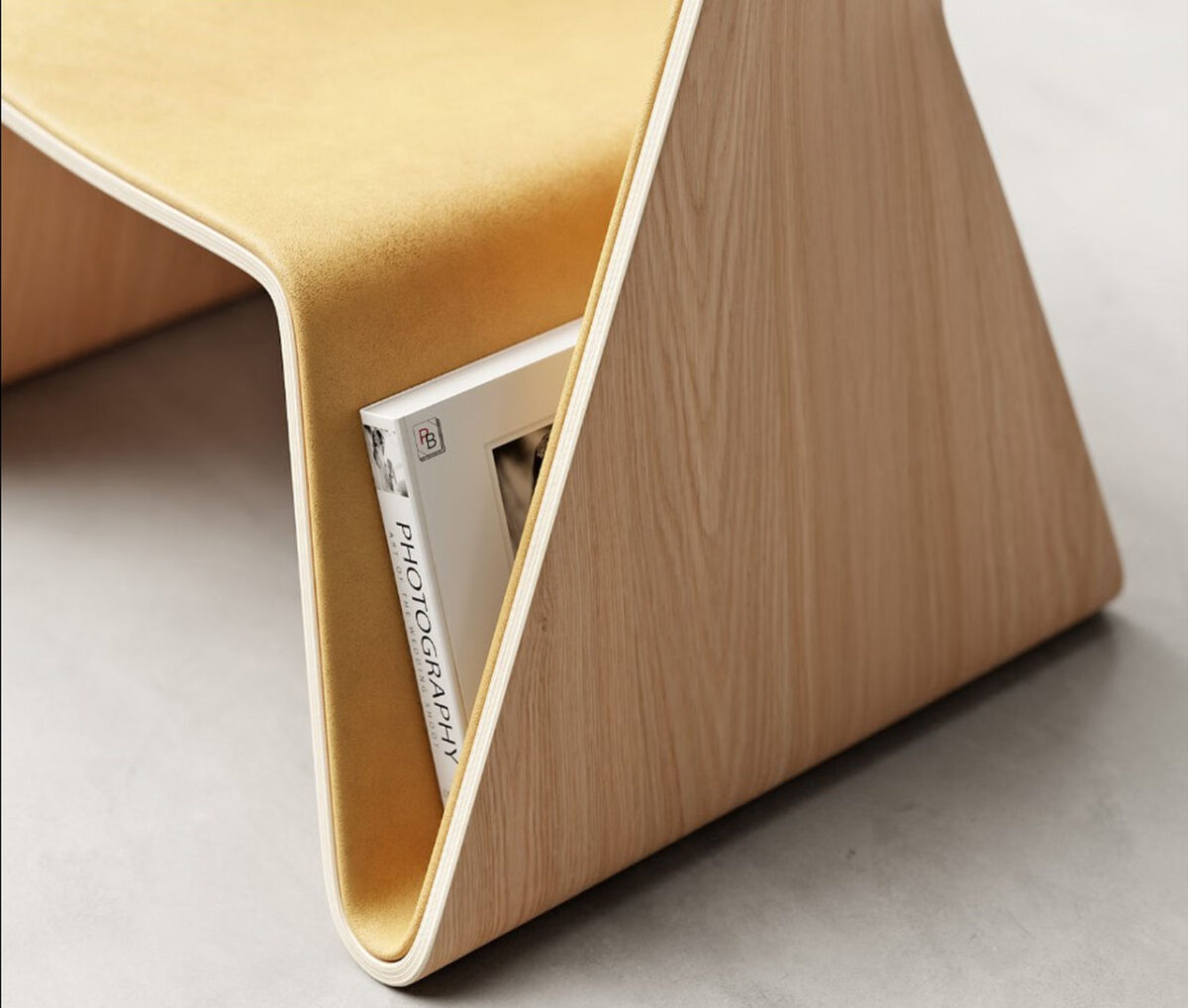 João Teixeira Void Chair With Storage Embraces Origami in Design