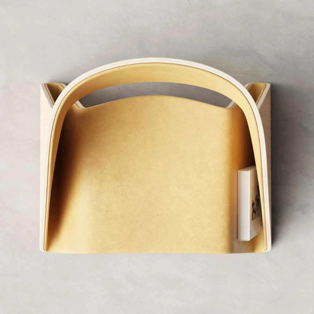 João Teixeira Void Chair With Storage Embraces Origami in Design