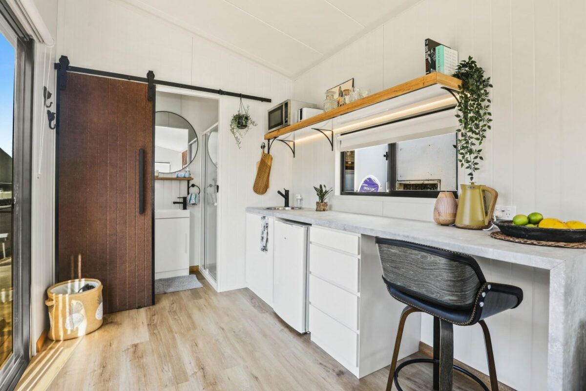 $95,000 Joey LX Tiny House Forgoes Loft for Open-Plan Interior