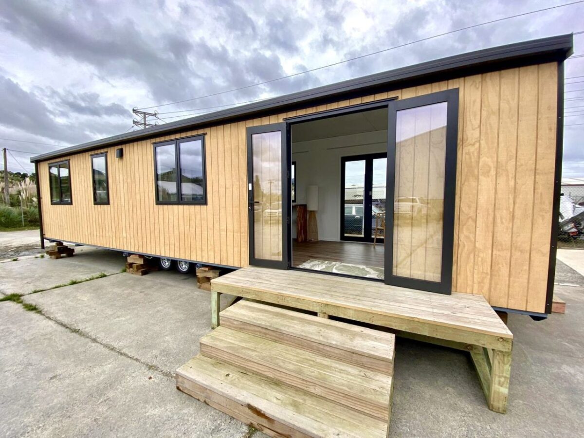 Little Ruru Tiny House in New Zealand has Condo-Style Layout