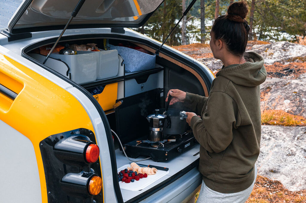 Electric Mink-E Teardrop Camper Gives Off-Grid Living New Spin