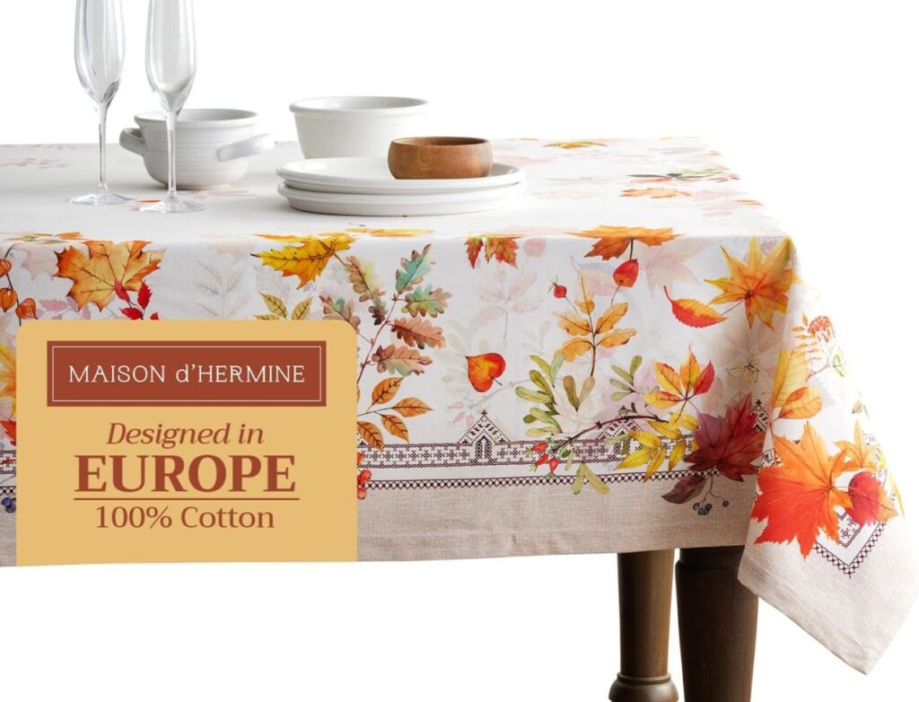 20+ Best Thanksgiving Tablecloths to Buy in 2023