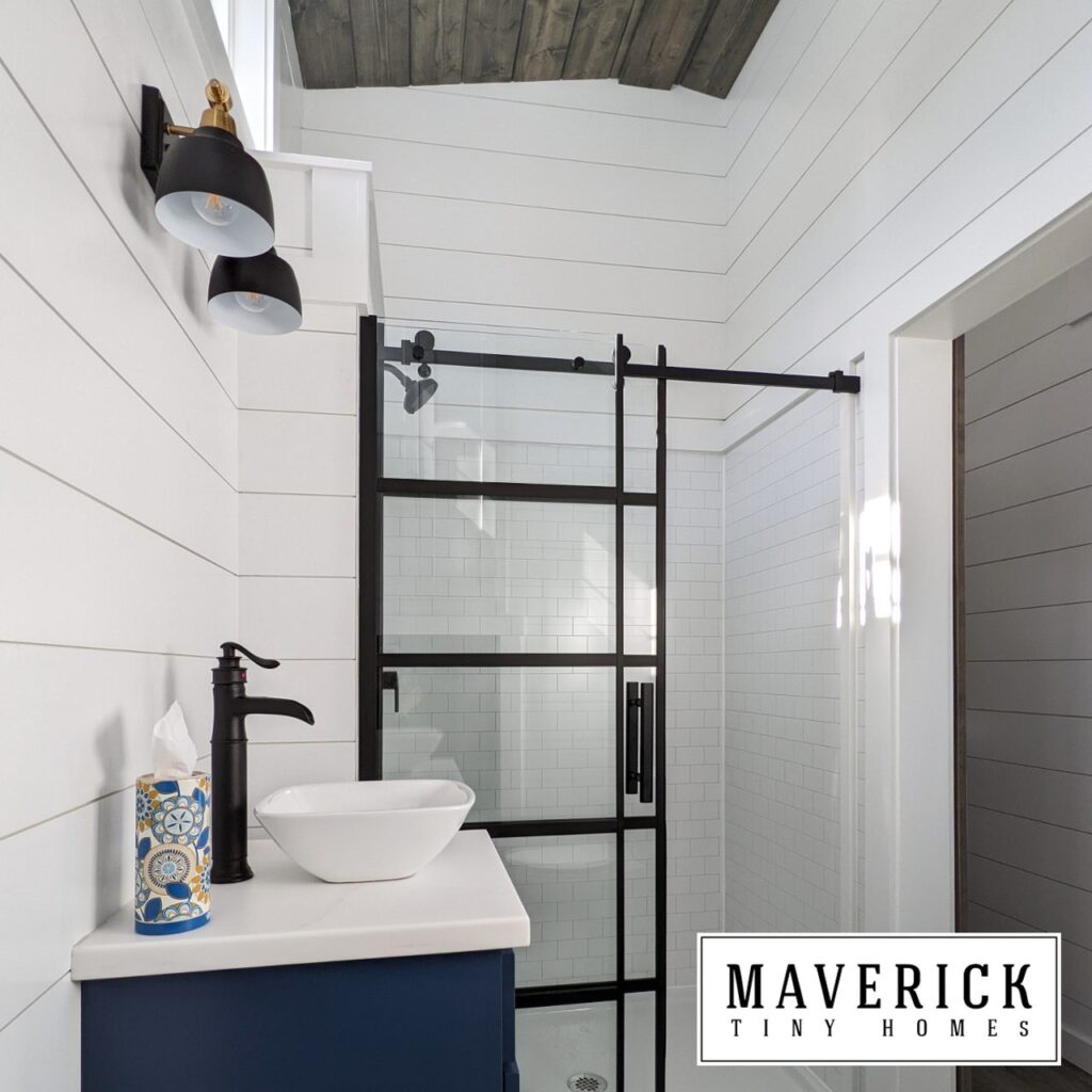 Maverick Tiny House is a Cozy Modern Cottage on Wheels