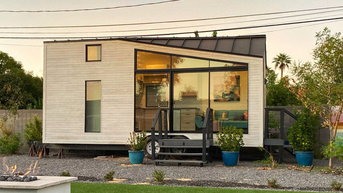 The Nest Tiny House has Exquisite Interior With Full Kitchen, Loft