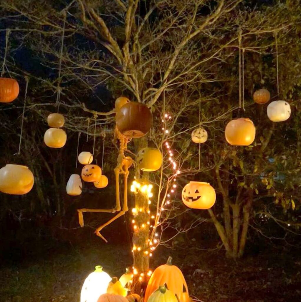 25+ Outdoor Tree Decoration Ideas for Halloween