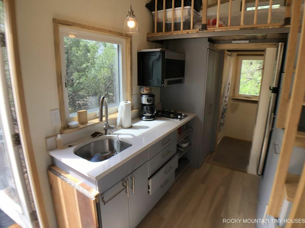 Shakalo Tiny House Embraces Minimalistic Layout and has a Loft