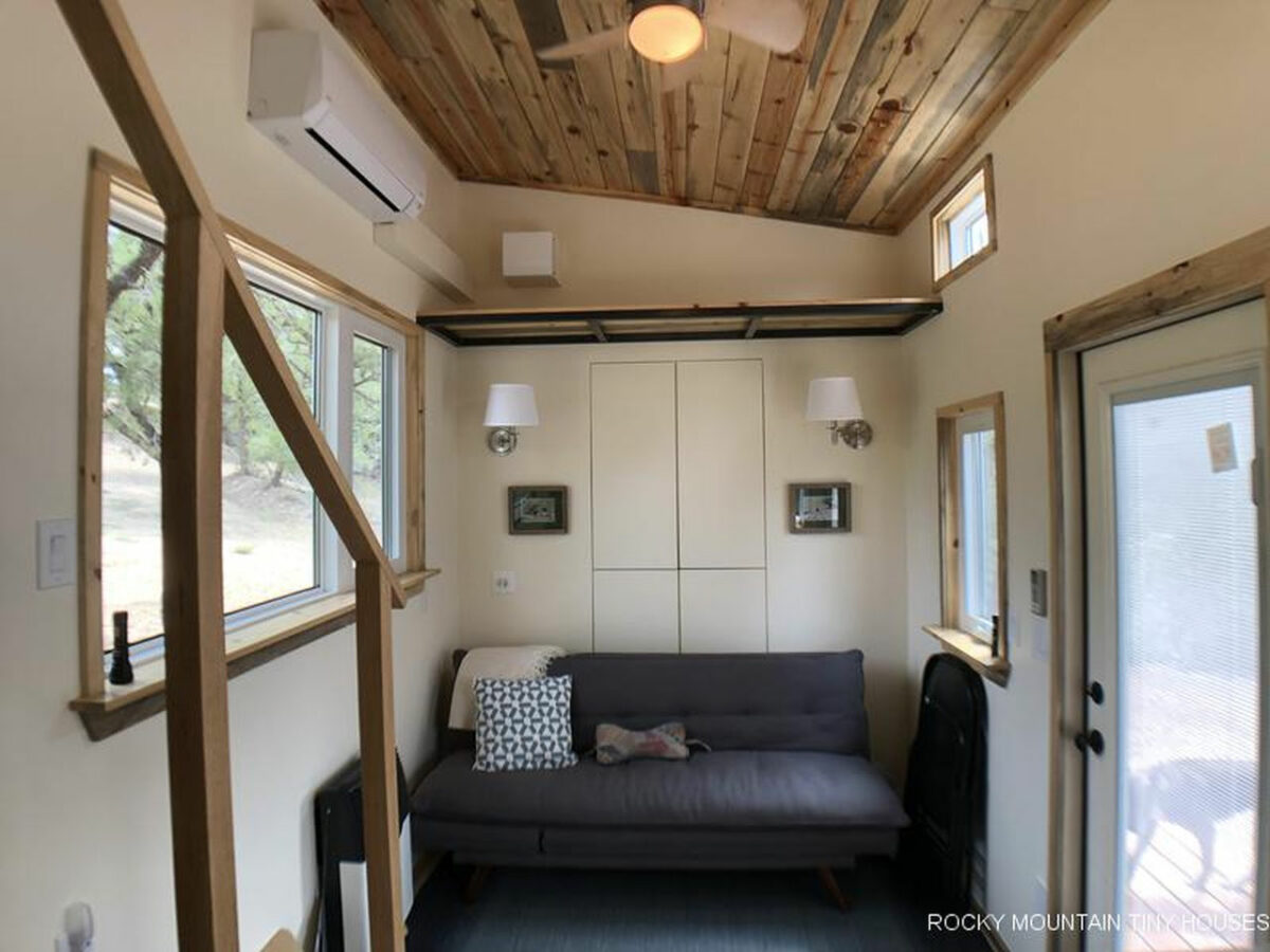 Shakalo Tiny House Embraces Minimalistic Layout and has a Loft