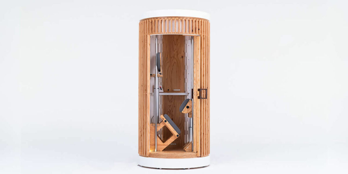 Japanese Standing Sleeping Pod Supports Your Office Slumber