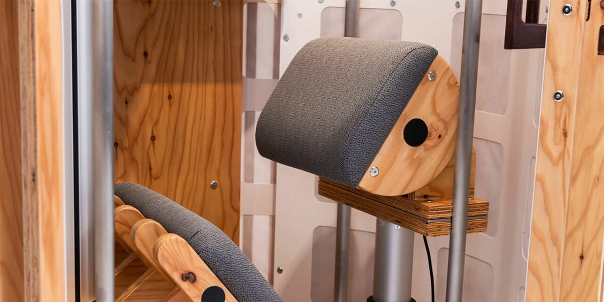 Japanese Standing Sleeping Pod Supports Your Office Slumber