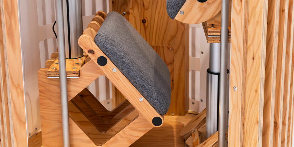 Japanese Standing Sleeping Pod Supports Your Office Slumber