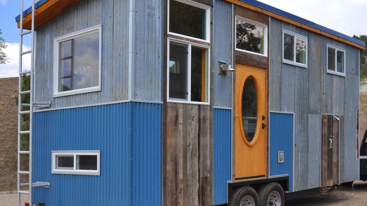 Tandy Tiny House Has a Raised Living Room and Sleeping Loft
