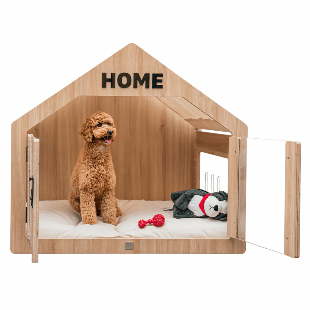 Wooffy Modern Dog House is Your Dogs’ Relax and Nap Spot