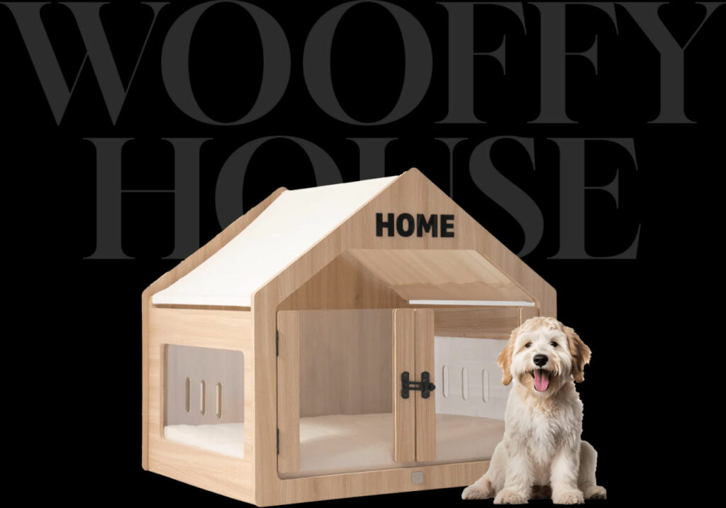 Wooffy Modern Dog House is Your Dogs’ Relax and Nap Spot