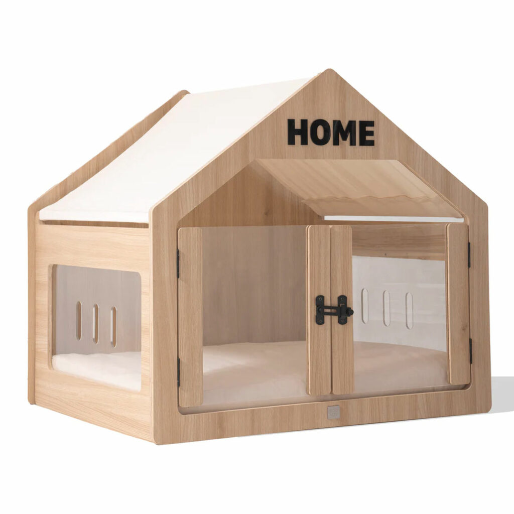 Wooffy Modern Dog House is Your Dogs’ Relax and Nap Spot