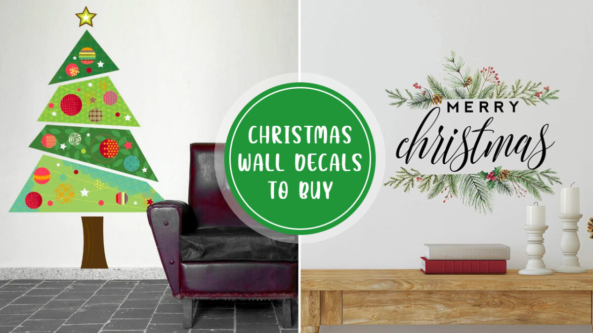 25 Best Christmas Wall Decals to Buy for Under $50