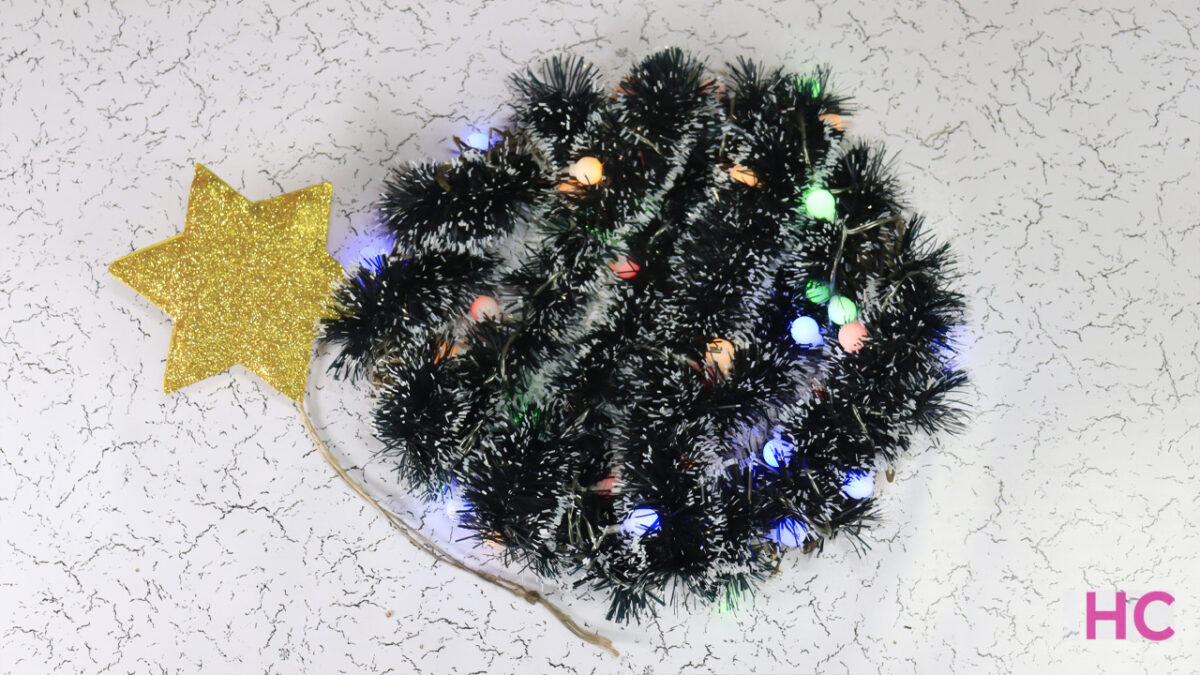 How to Make a DIY Christmas Tree Wreath? Tutorial w/Video