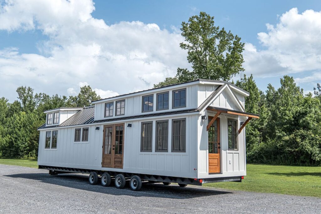 This 41ft Tiny House is Mini-Mansion With Contemporary Amenities