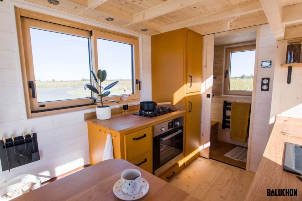 Golden Hour Tiny House Boast a Bright and Functional Interior