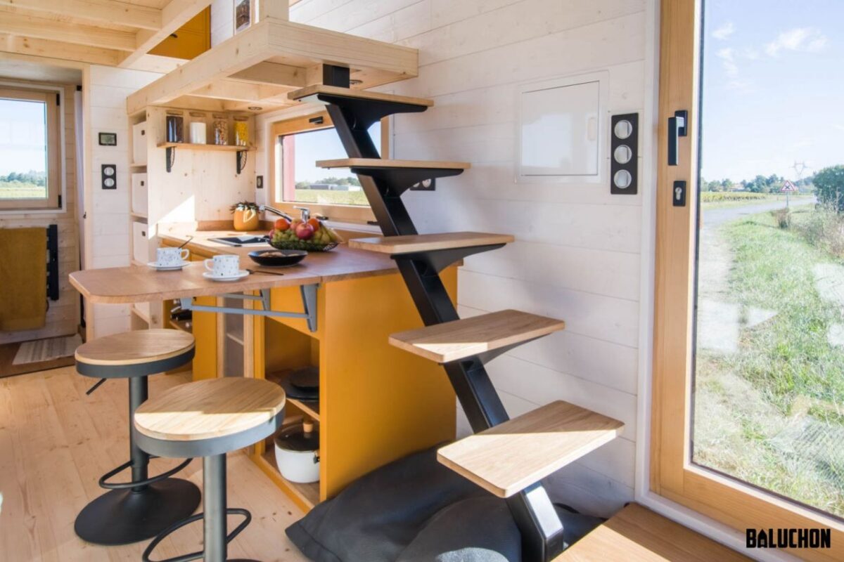 Golden Hour Tiny House Boast a Bright and Functional Interior