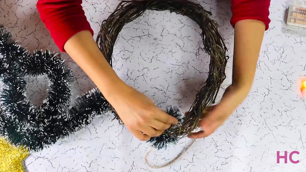 How to Make a DIY Christmas Tree Wreath? Tutorial w/Video