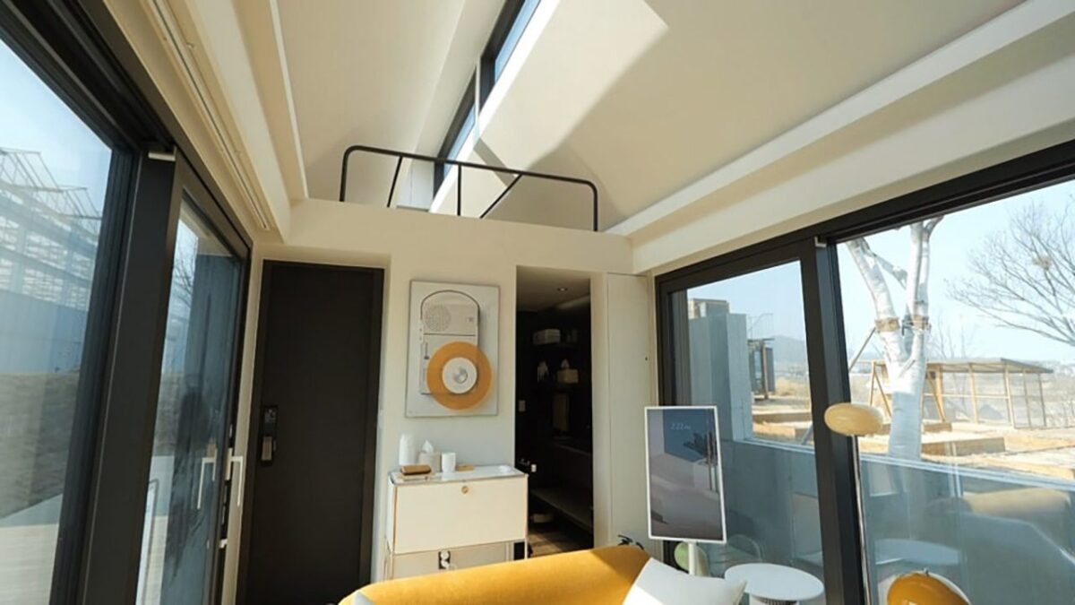 LG Smart Cottage Tiny House is Modern Off-Grid, Prefab Solution