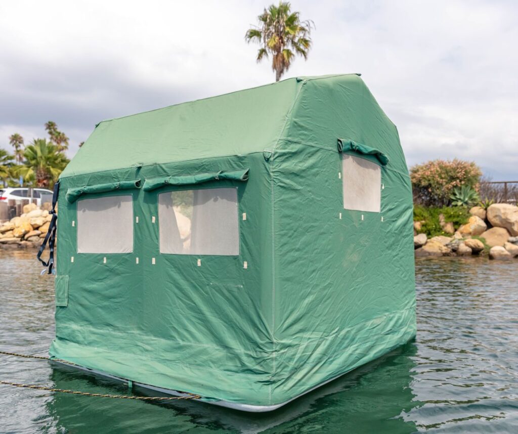 Life Cube’s LC-8 Tent Serves as a Micro-Cabin on Water or Land