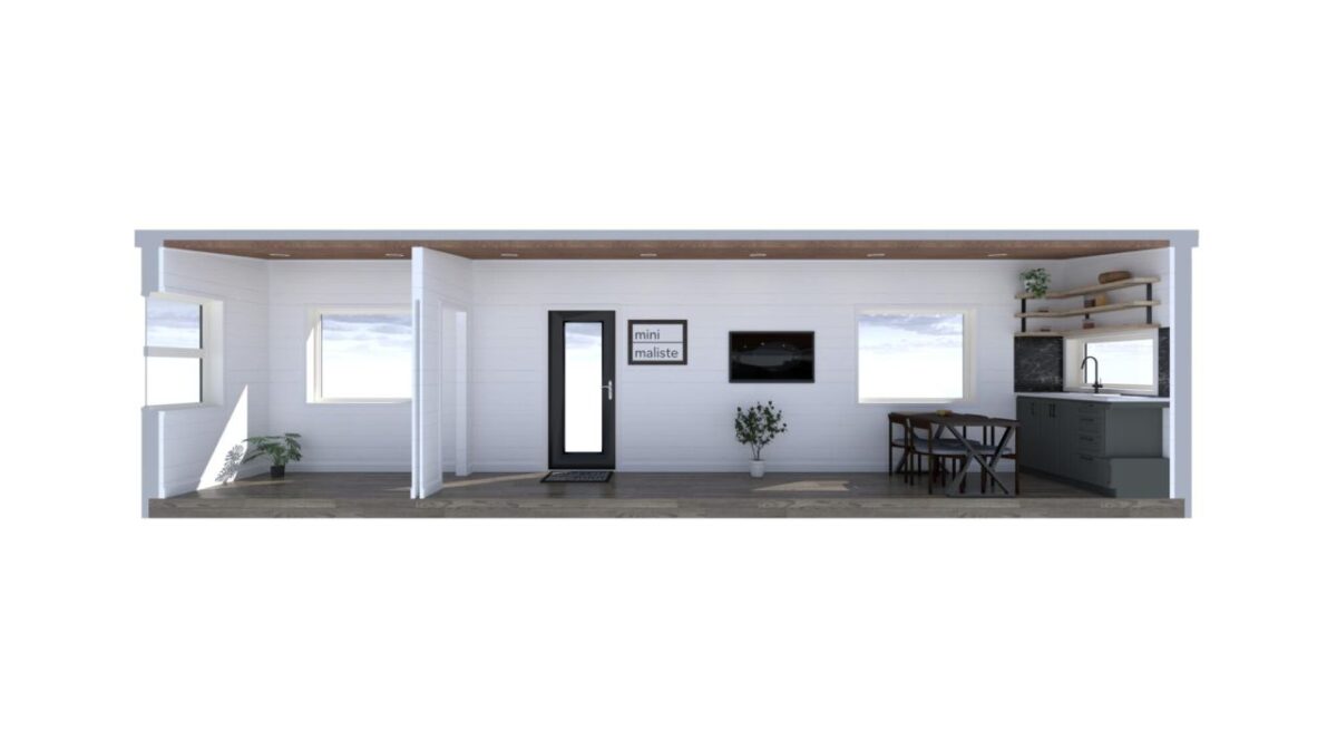 Mini 35 ADU is Full-Fledged Tiny House With Main-Level Bedroom