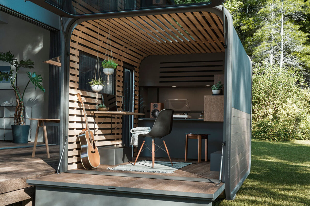 Mio Space Trailer is Also Minimalist Tiny House for Your Backyard