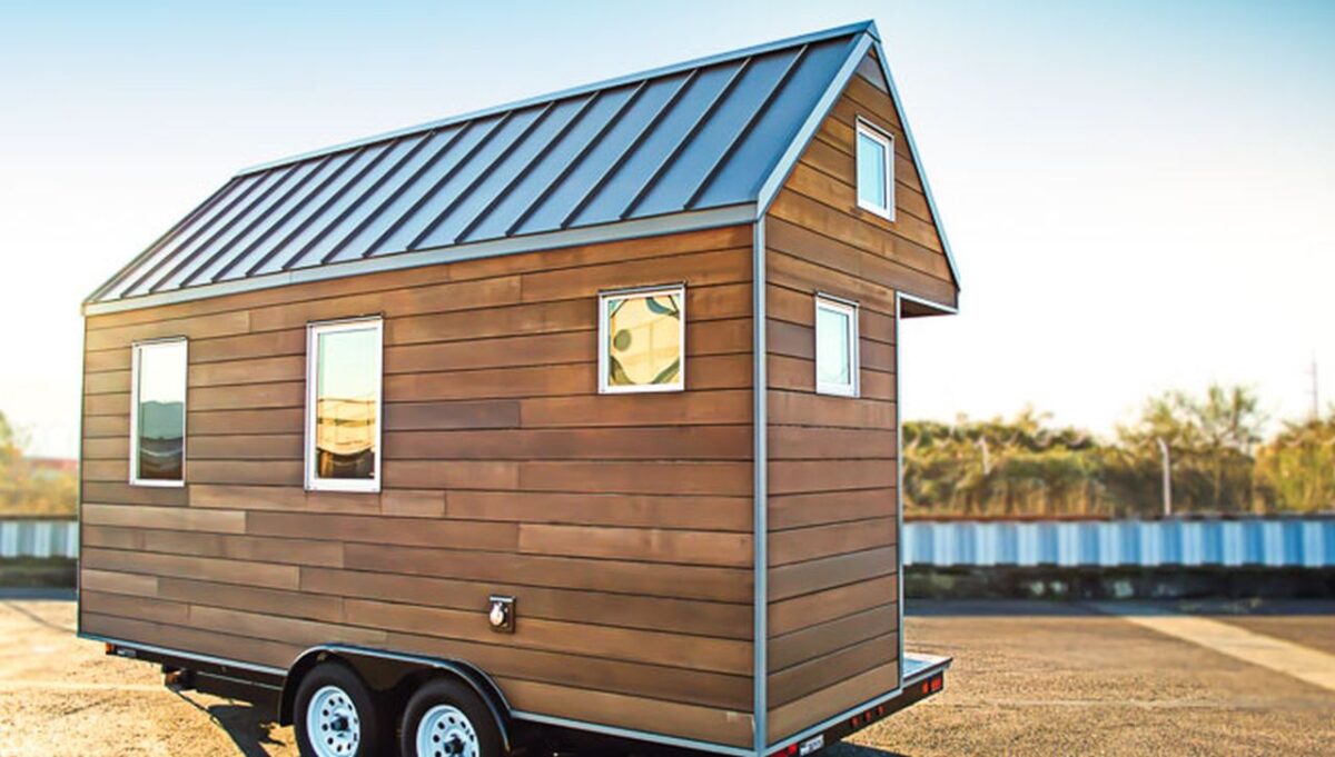 16ft Miter Box Tiny House Feature Two Bedrooms