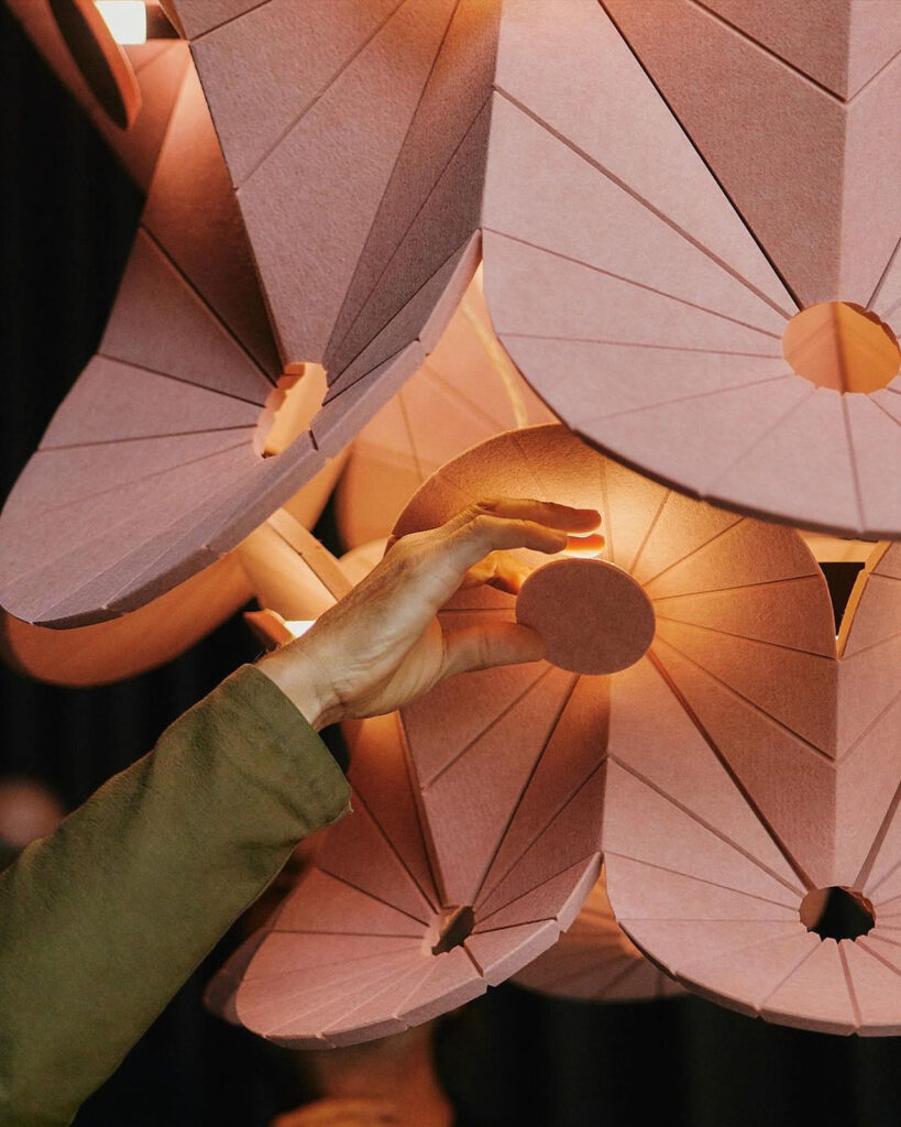 Oloïd Acoustic Lighting is Chic and Sustainably Fashioned