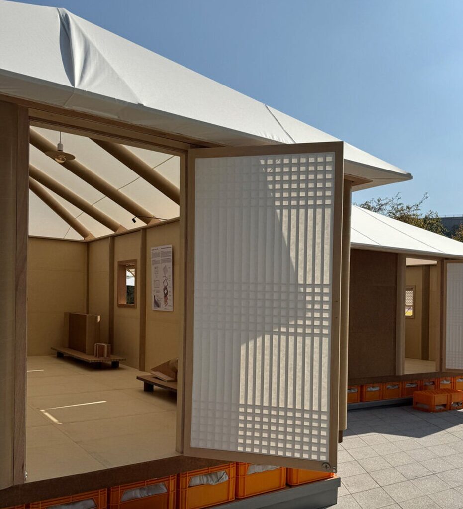 Shigeru Ban’s Paper Temporary Tiny House is a Relief Habitat