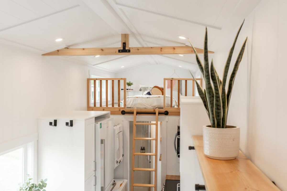 Ruby Tiny House Features Three Bedrooms, Galley-Style Kitchen