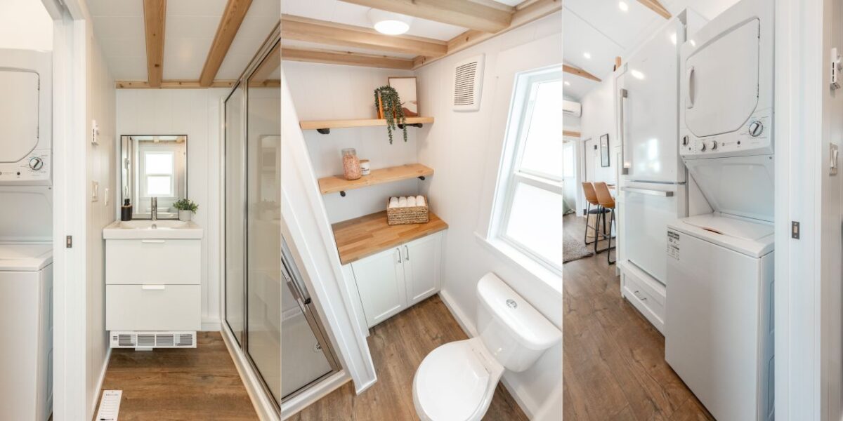 Ruby Tiny House Features Three Bedrooms, Galley-Style Kitchen