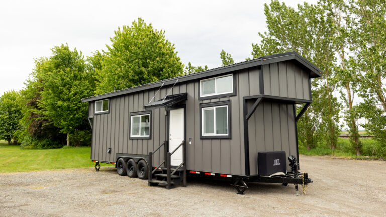 Ruby Tiny House Features Three Bedrooms, Galley-Style Kitchen