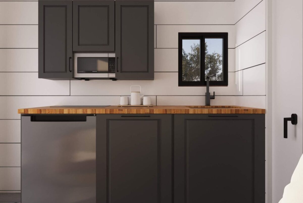 12ft Silver Slipper Tiny House is a New Age Minimalist Abode