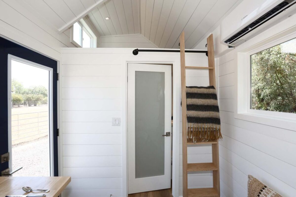 32ft SunDance Tiny House has Twin Lofts, Downstairs Flex Room