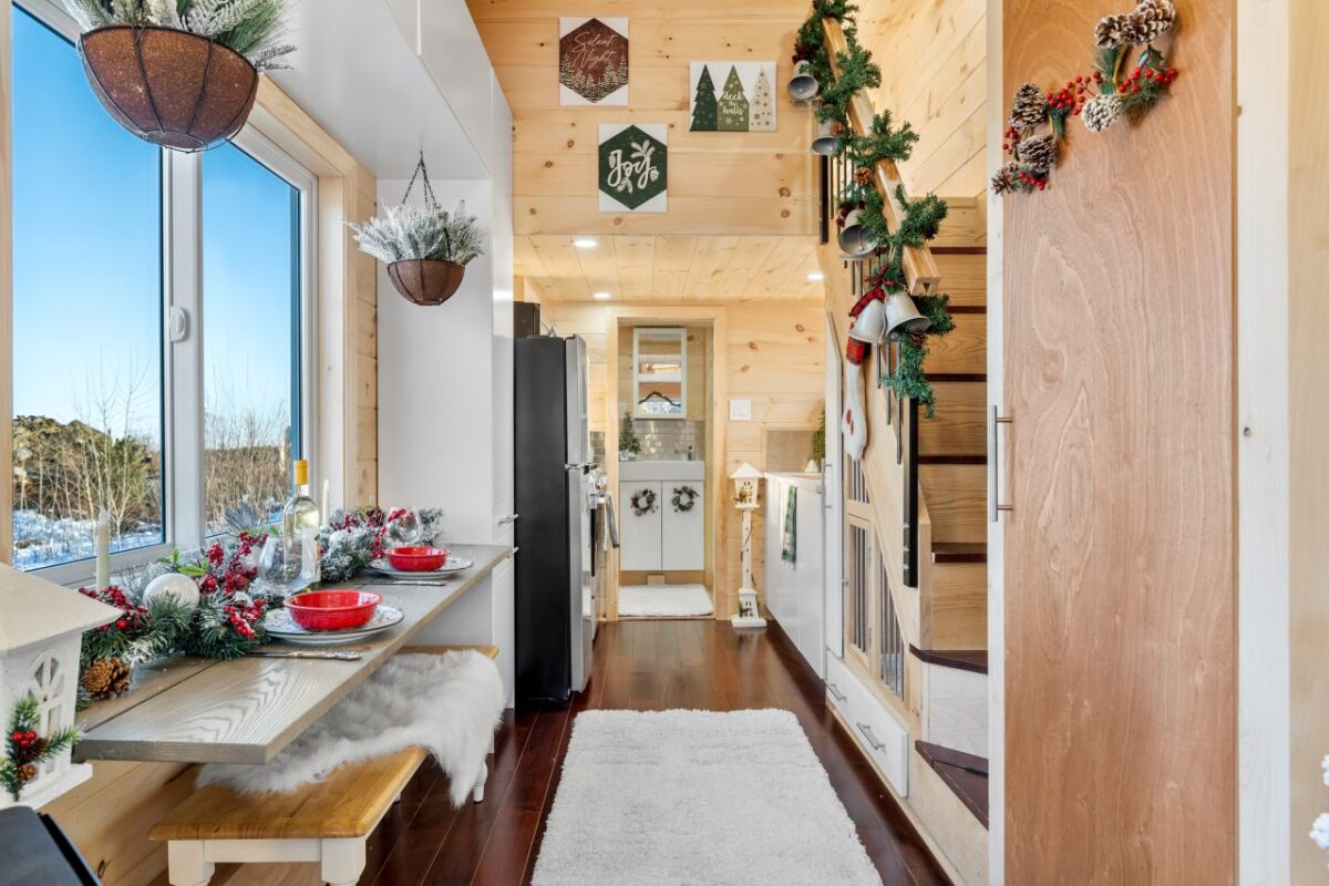 Winter Wonderland Tiny House Keeps You Merry Year-Round