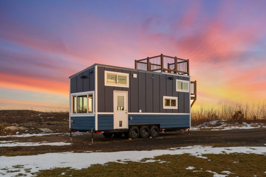 Winter Wonderland Tiny House Keeps You Merry Year-Round