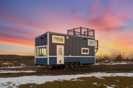 Winter Wonderland Tiny House Keeps You Merry Year-Round