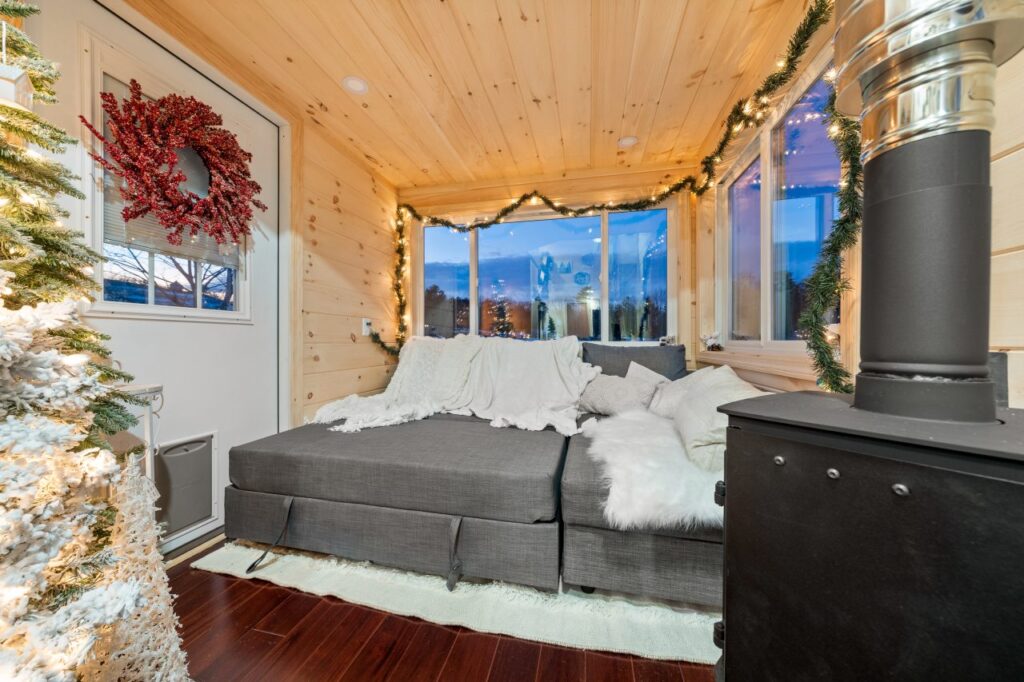 Winter Wonderland Tiny House Keeps You Merry Year-Round