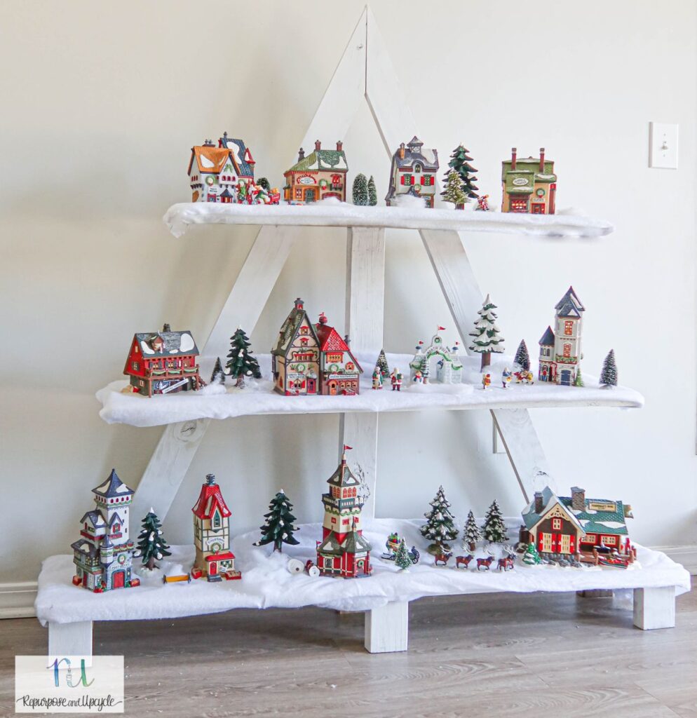 30 Christmas Village Tree Display Ideas Worth Your Home Décor