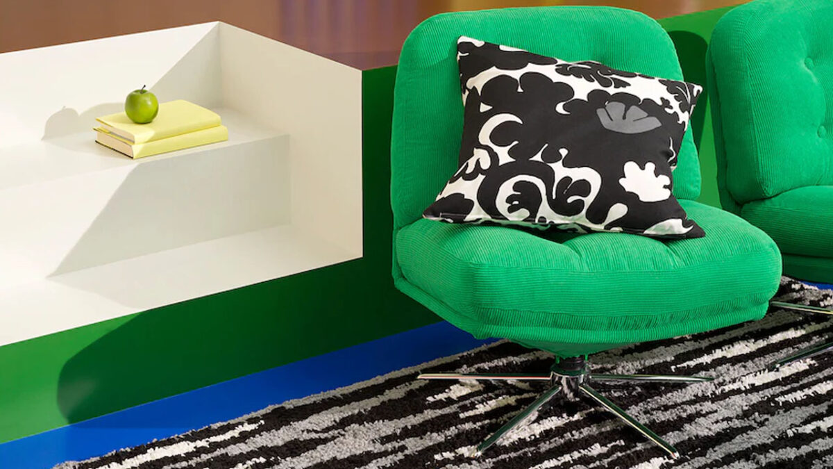 IKEA DYVLINGE Swivel Armchair is Old School With New Vibe