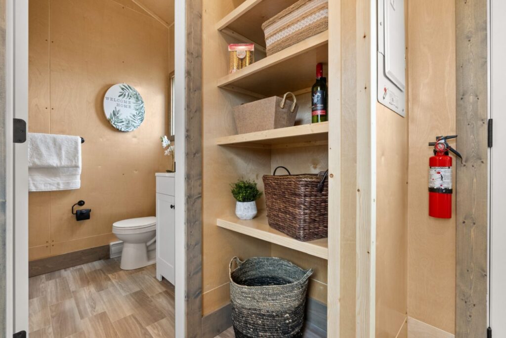 $75K Denman Tiny House has Single-Level Scandinavian Interior