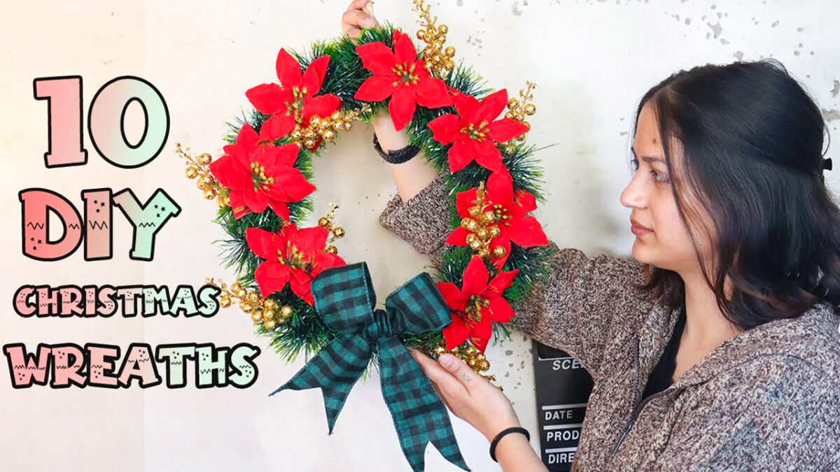 I Made 10 Inexpensive Christmas Wreaths for you to try This Year